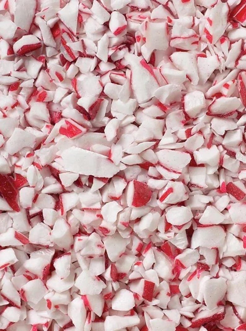 Large Chop Peppermint, Candy Pieces, Ice Cream Toppings, Seasonal Candy ...