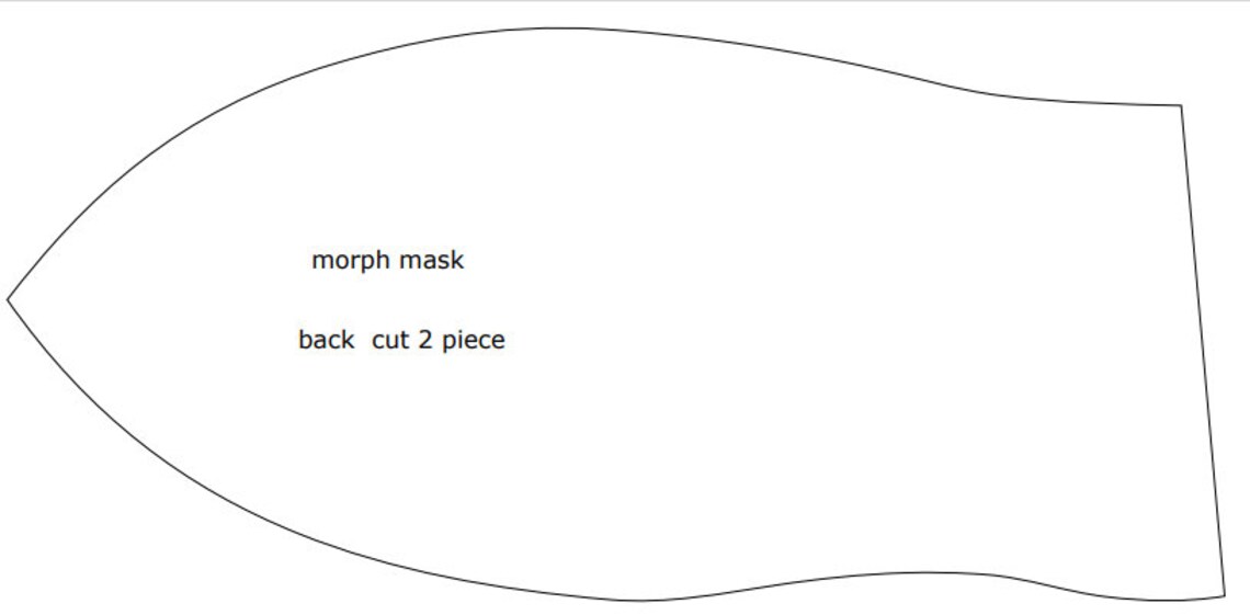 Zentai Mask Pattern | Etsy