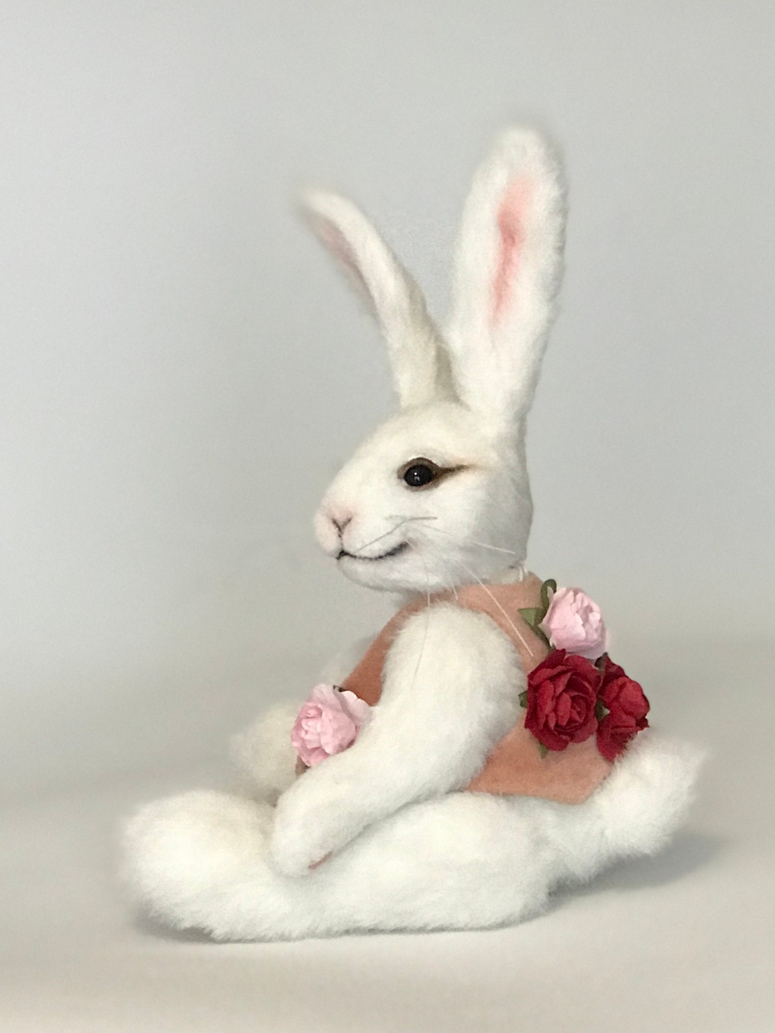White Rabbit With a Tie and Vest - Etsy