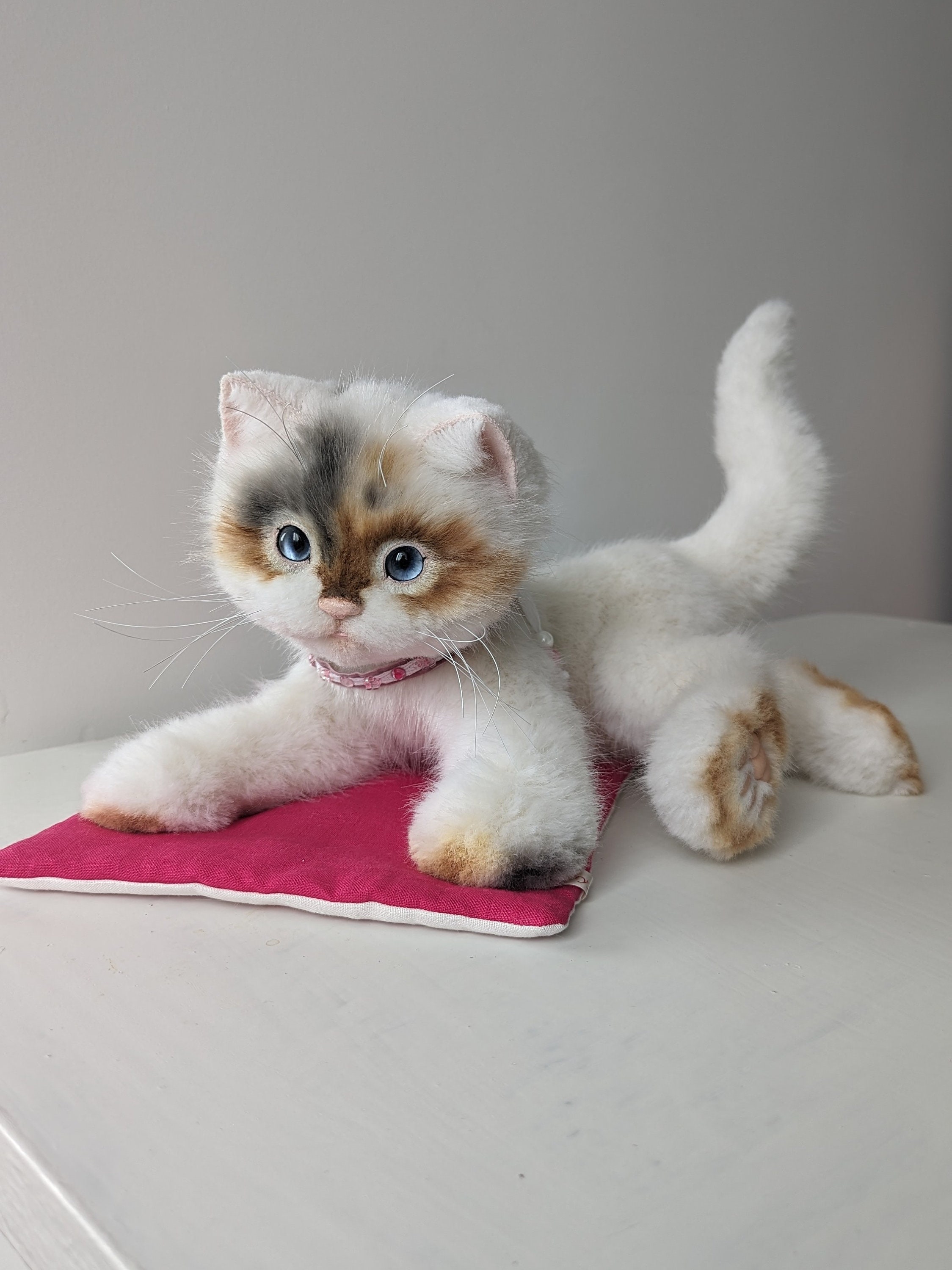 Realistic Fluffy Faux Fur Kitten for Gift - Etsy