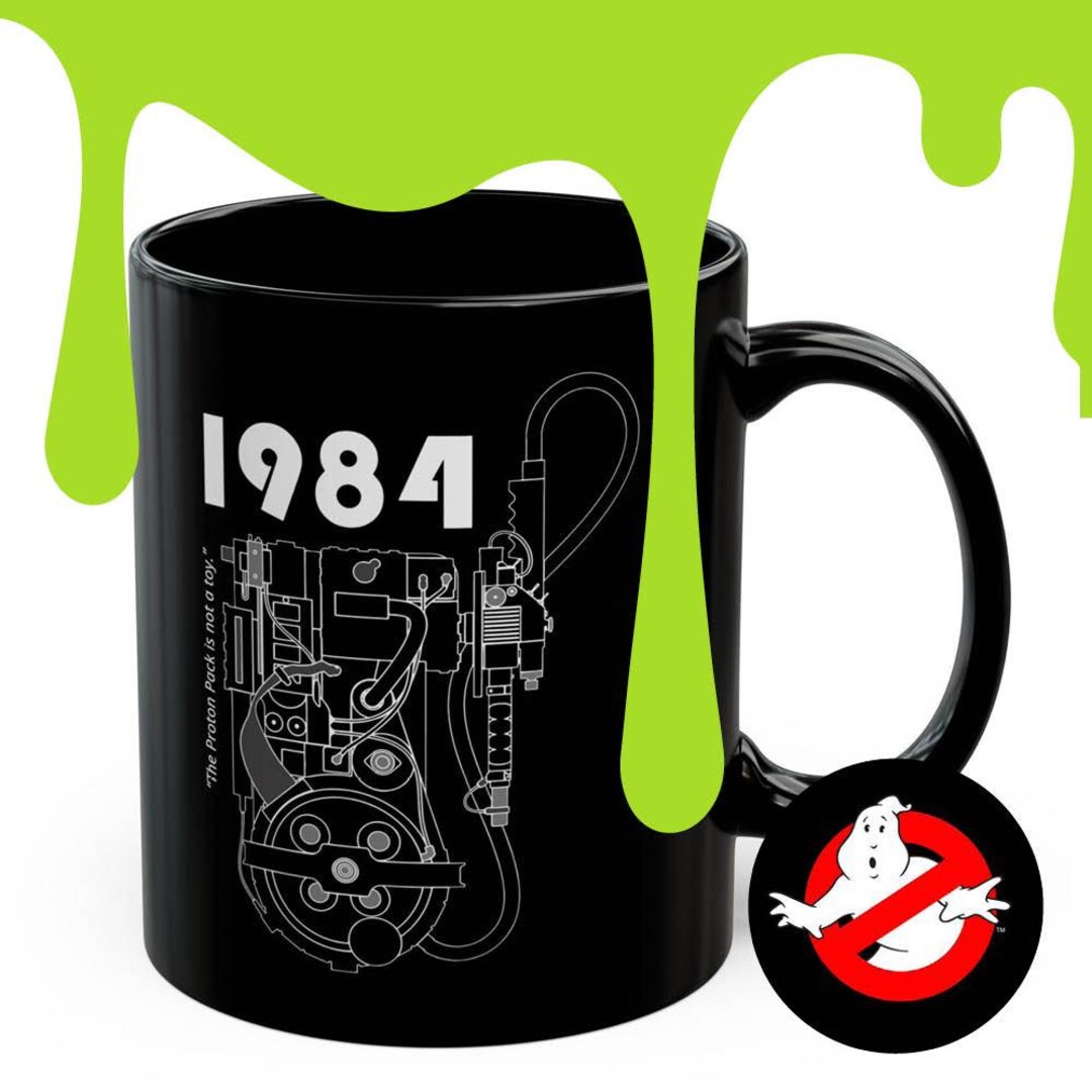 1984 Proton Pack Black Mug - Etsy