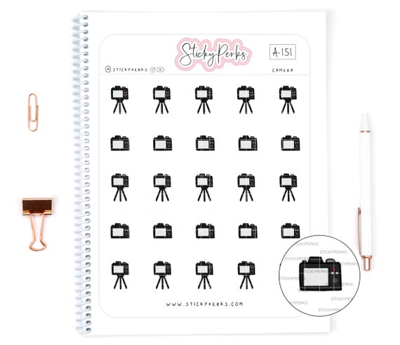 Paper Photography Stickers KC1081 Planner Stickers Journal Stickers Old ...