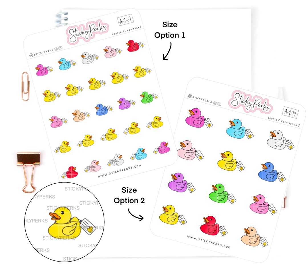 Rubber Ducks Duck Fun Duck Game Ducking hand Drawn Small Planner ...