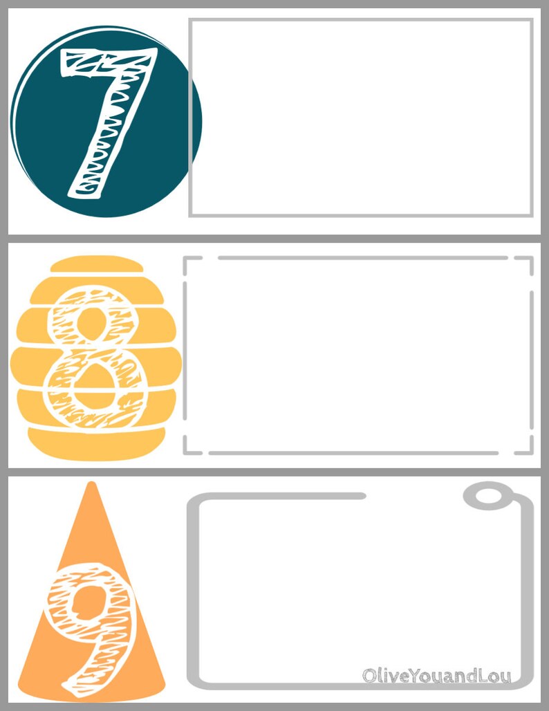 Loose Parts Play Printable Counting Cards - Etsy