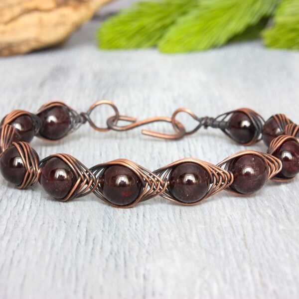 Wire Wrap Bracelet - Etsy