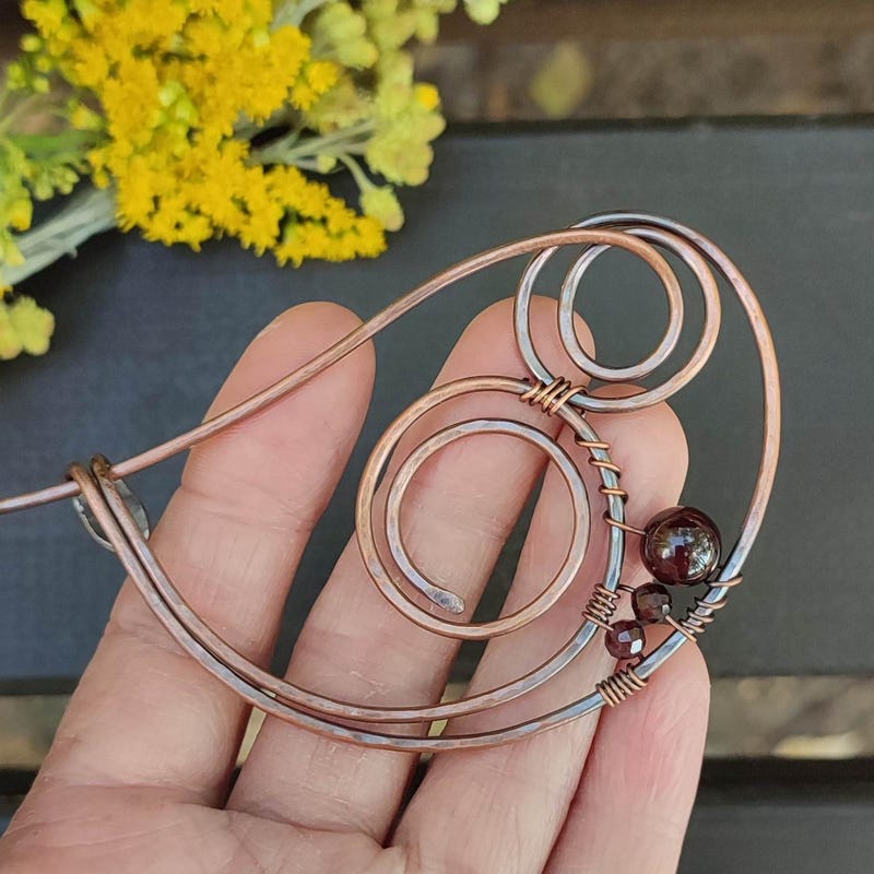 Copper Shawl Pin - Etsy