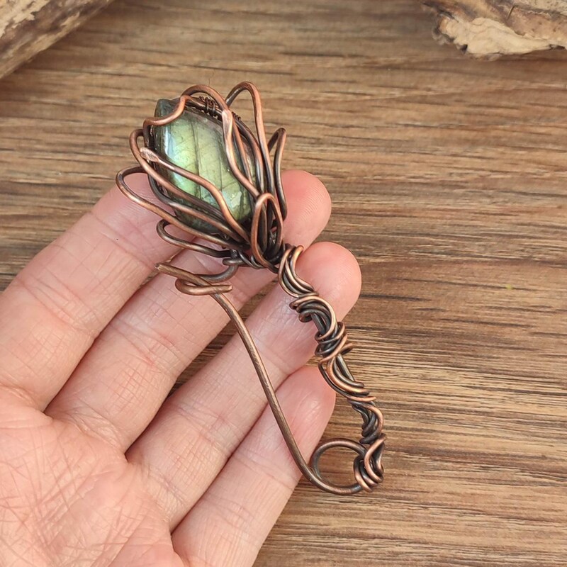 Wire Wrapped Brooch - Etsy