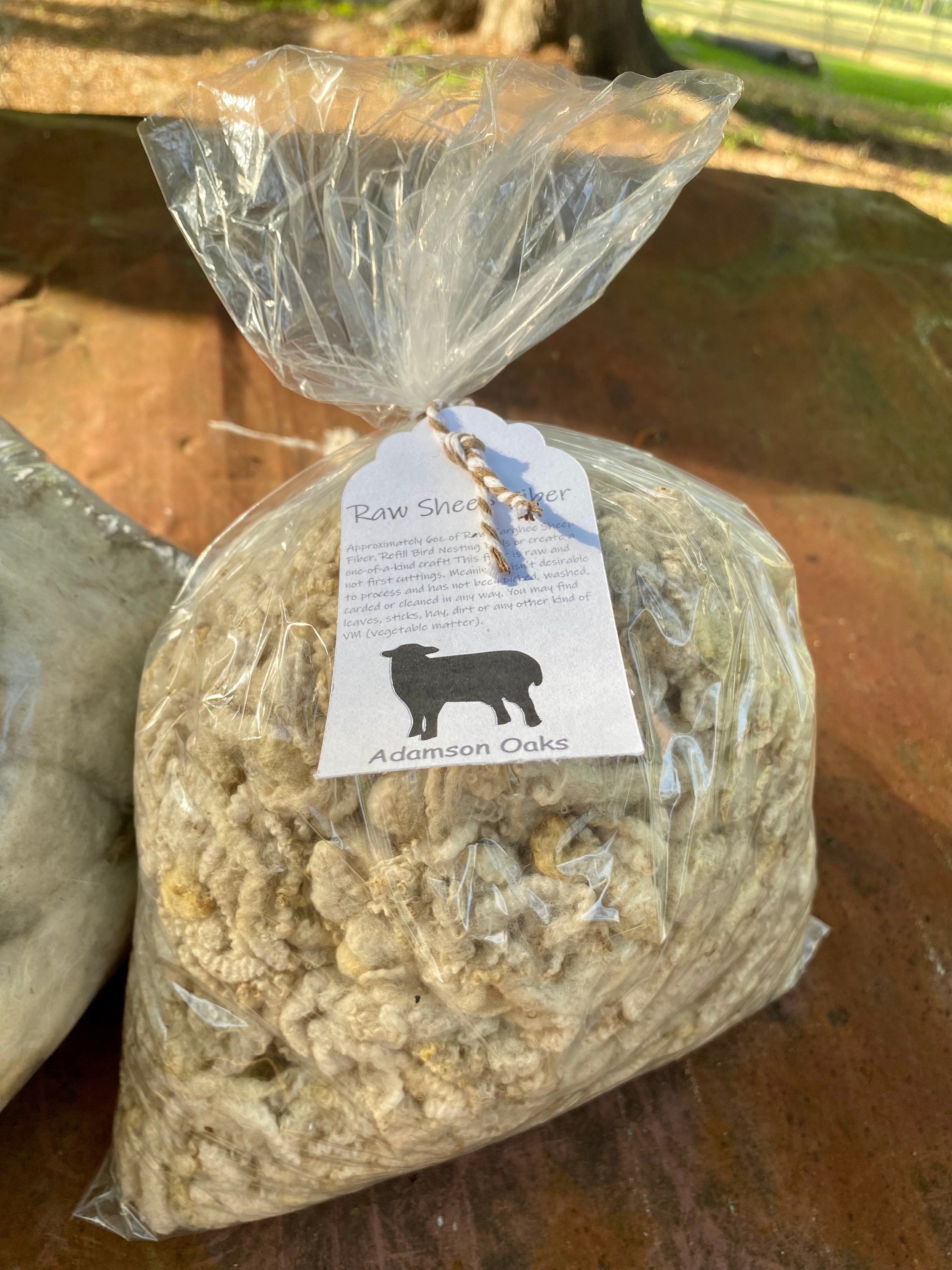 100% Raw Targhee Sheep Wool Fiber 6oz - Etsy