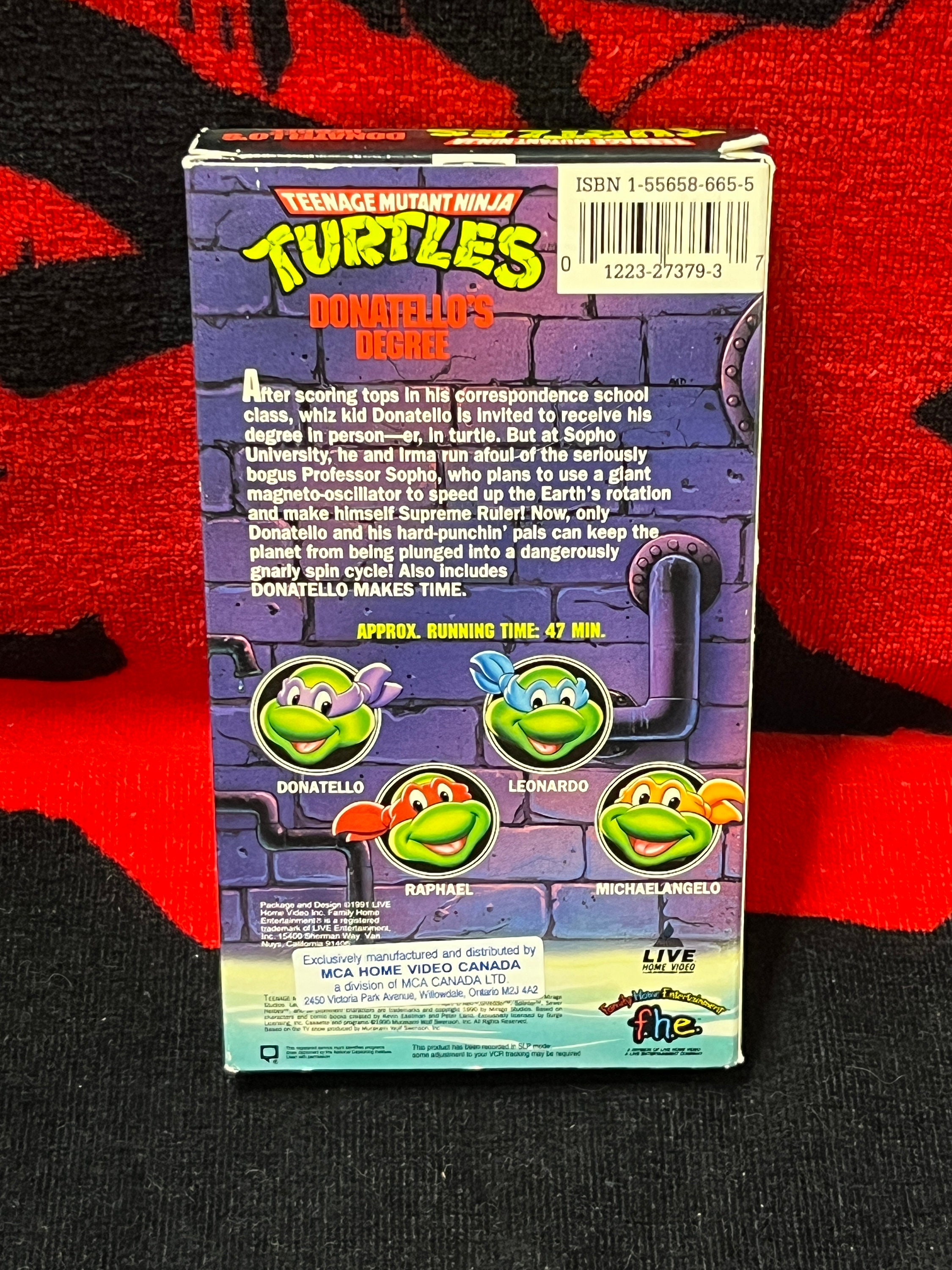 Teenage Mutant Ninja Turtles VHS. 1991. Tested - Etsy