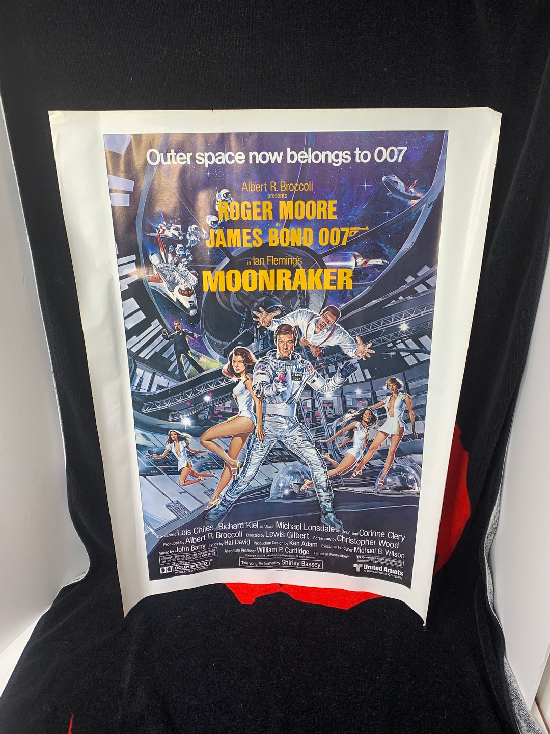 Vintage James Bond Moonraker Poster. Authentic. 1979 Release. - Etsy