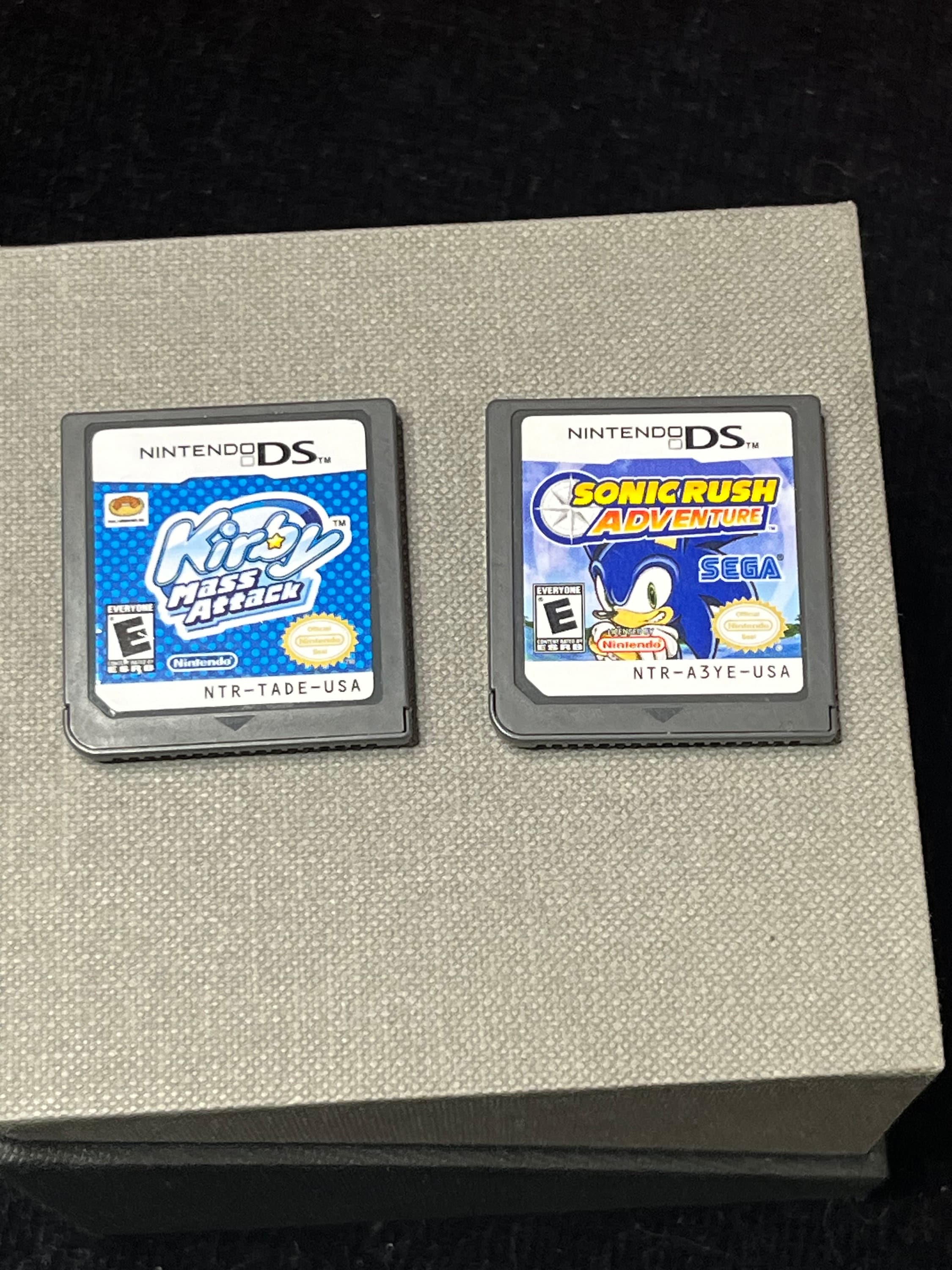 Nintendo DS Game Bundle.sonic Rush Adventure Kirby Mass Attack ...