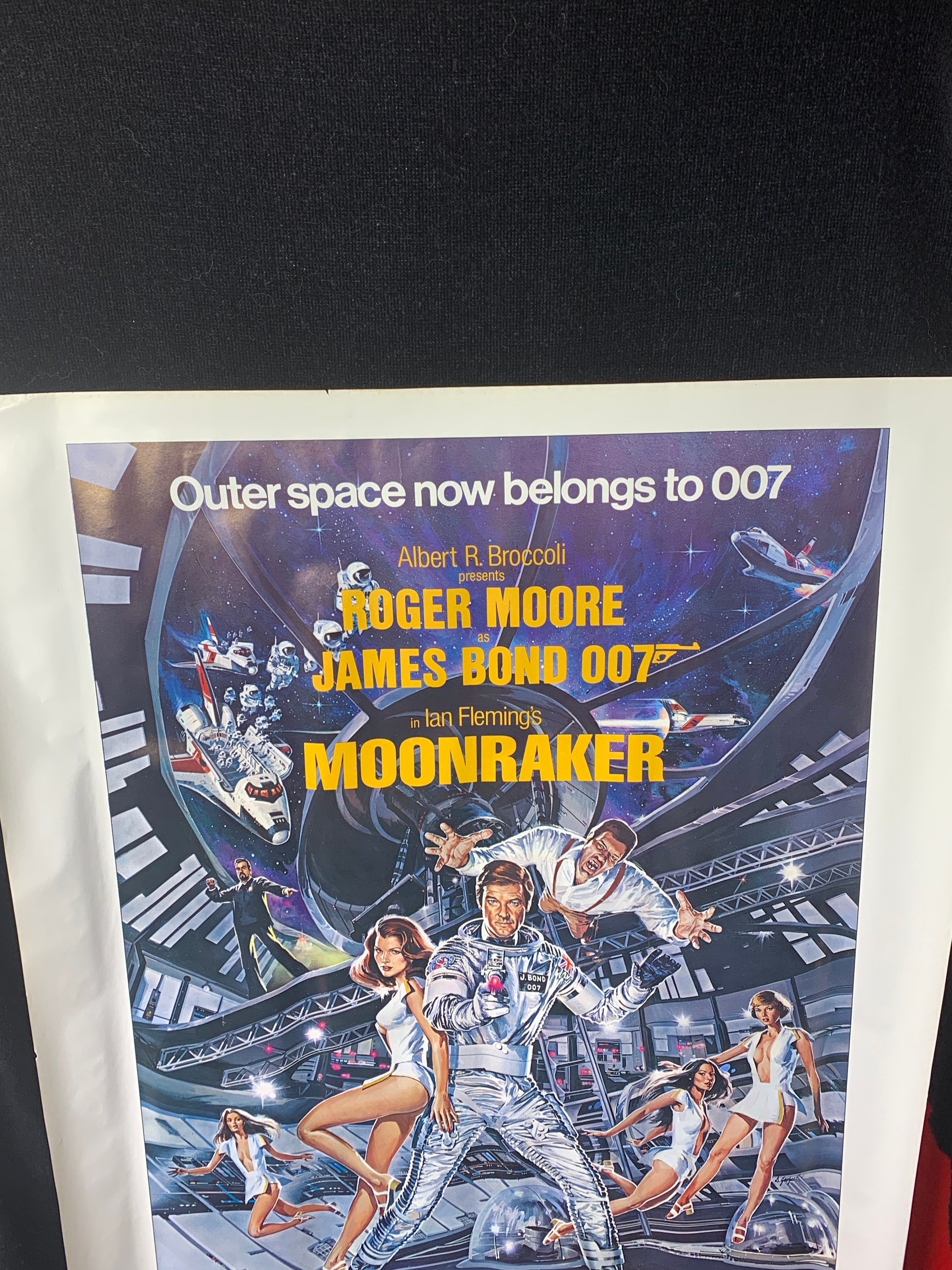 Vintage James Bond Moonraker Poster. Authentic. 1979 Release. - Etsy