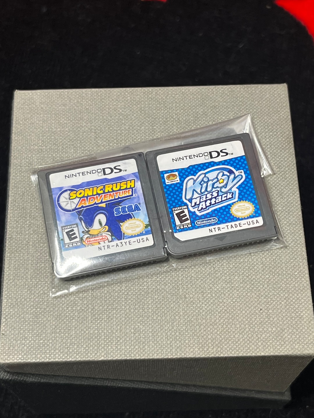 Nintendo DS Game Bundle.sonic Rush Adventure Kirby Mass Attack ...
