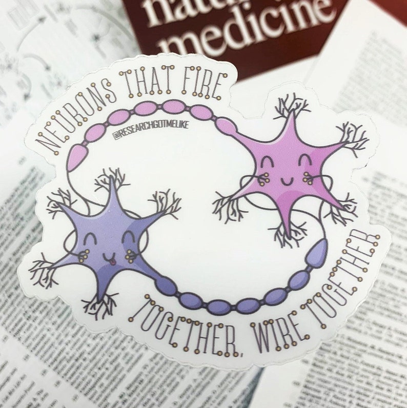 Collaborating Neurons (transparent) - Etsy