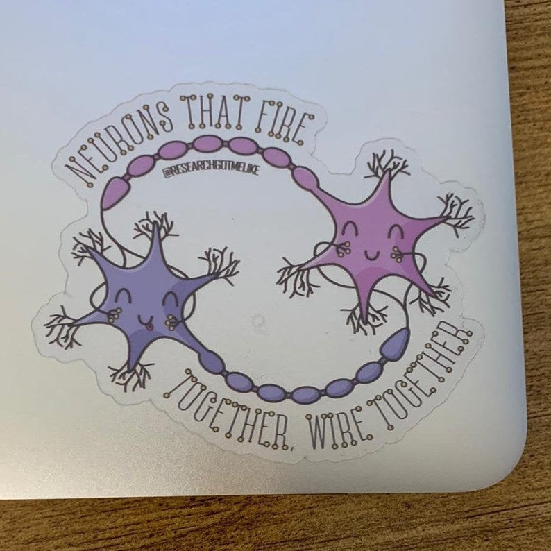 Collaborating Neurons (transparent) - Etsy