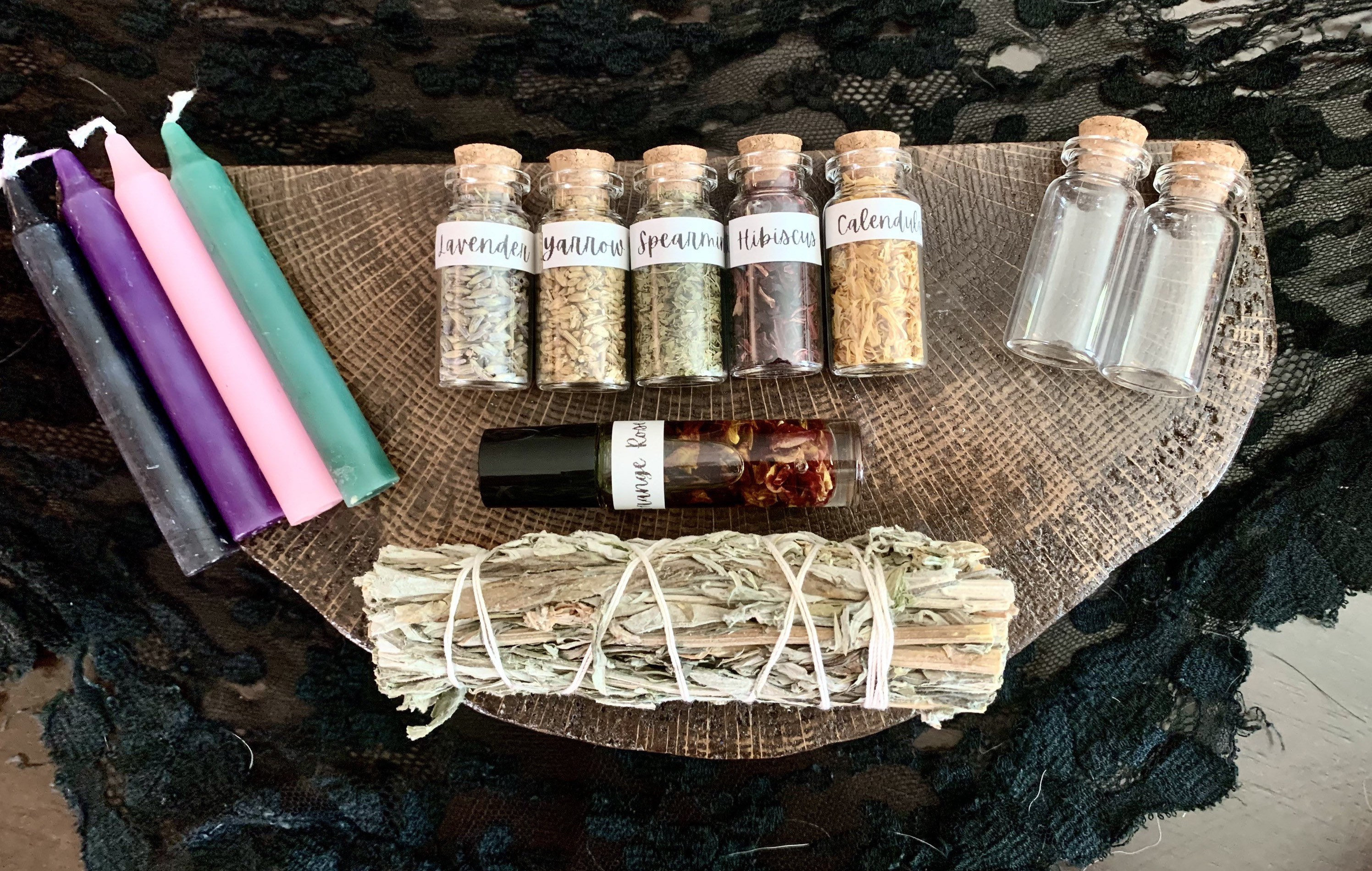 Witchcraft Spell Jar Kit Build Your Own Spell Jars with | Etsy