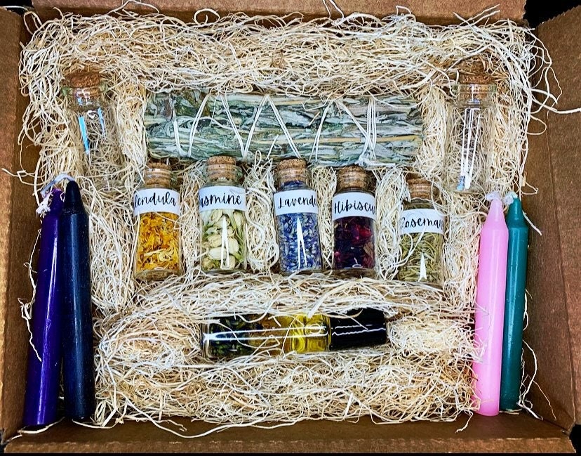 Witchcraft Spell Jar Kit Build Your Own Spell Jars With - Etsy Canada