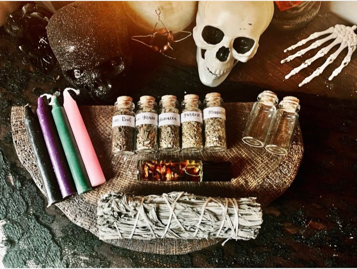 Witchcraft Spell Jar Kit Build Your Own Spell Jars with | Etsy