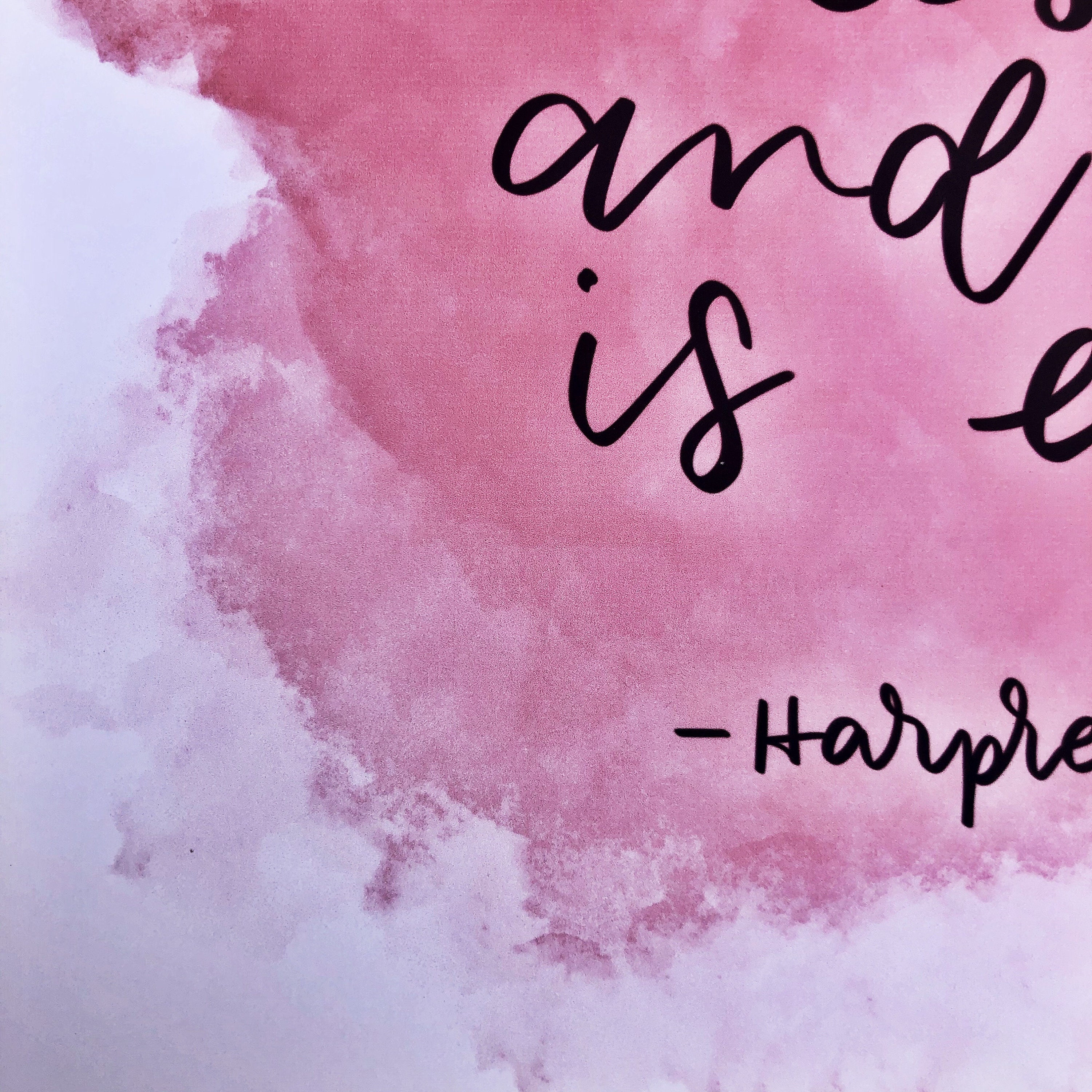 Self-love Quote "i Am Me" Watercolour Print - Etsy
