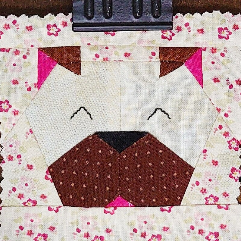 Dog Quilt Block Pattern - Etsy