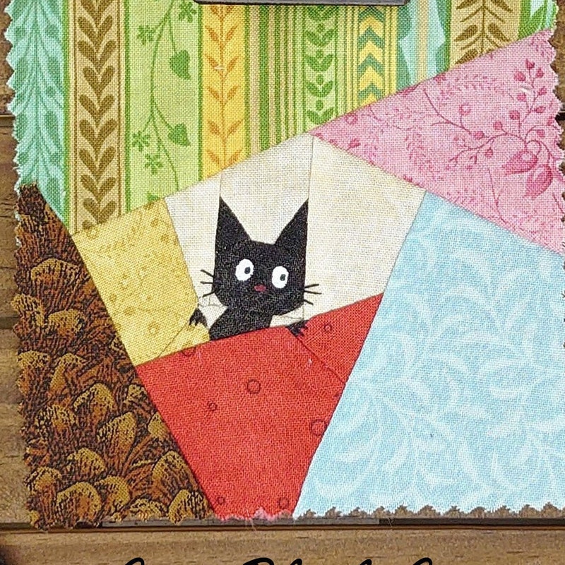 Cat Quilt Block - Etsy