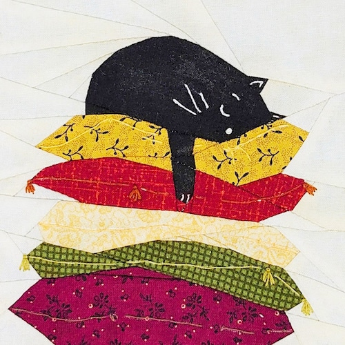 Patch Cat Quilt Block Pattern - Etsy