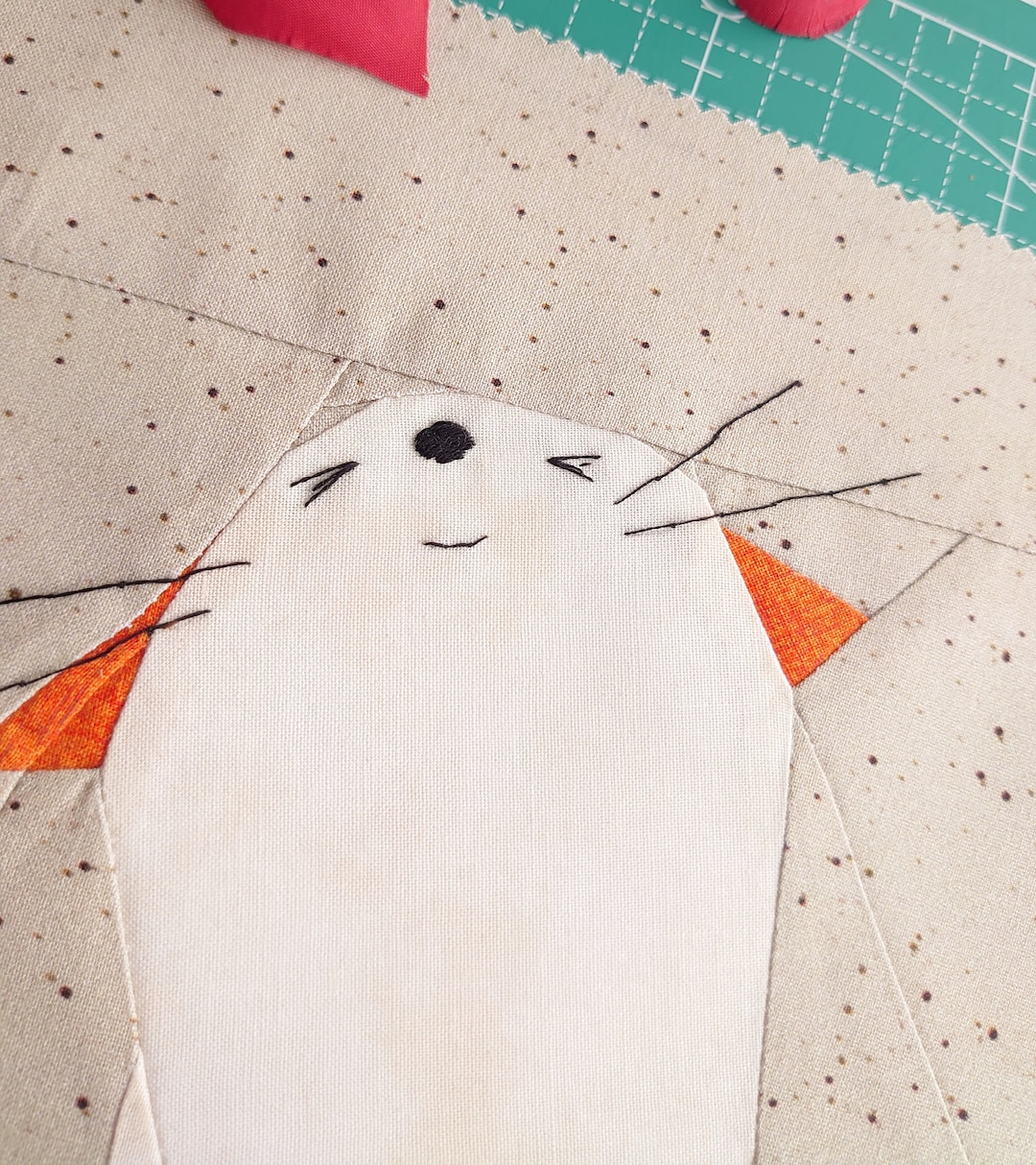 Cat Quilt Block Pattern - the Best Ever Cat - Etsy