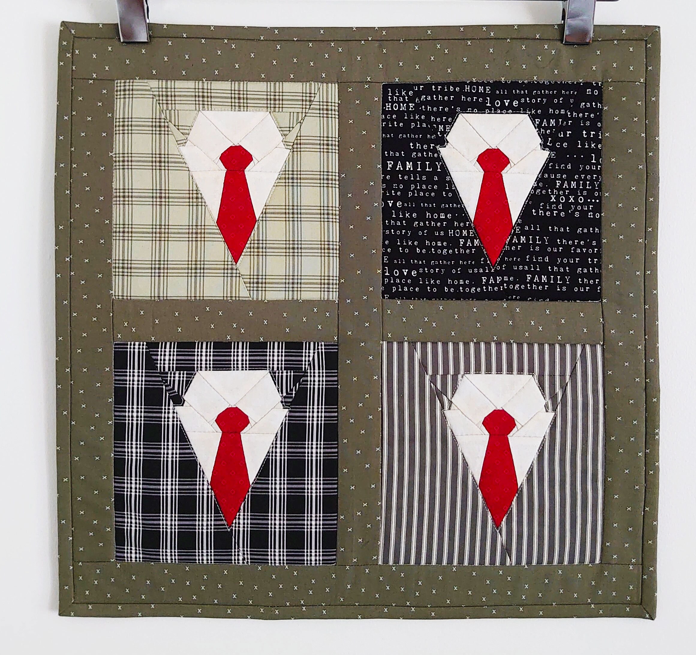 Quilt Block Pattern Fathers Day Quilt Block Fathers Day | Etsy