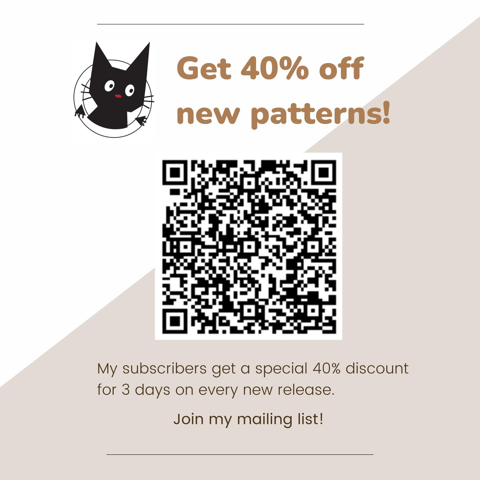 Happy Cat - Cat Quilt BLOCK Pattern | Kitty Quilt Block Pattern | Meow ...