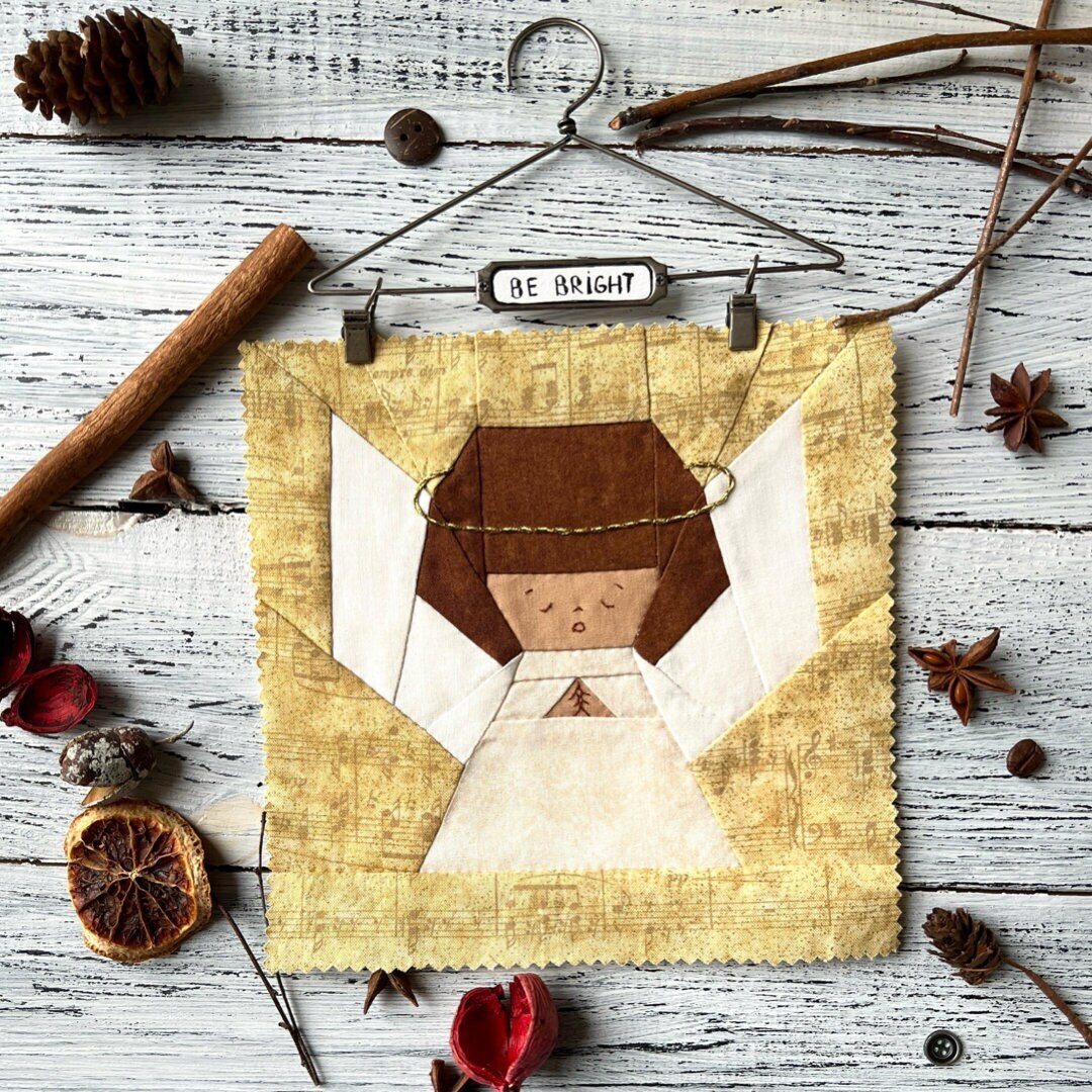 Christmas Quilt Block Patterns - Little Angel Quilt Block Pattern - Etsy