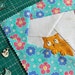 Ginger Cat Peek-a-boo Quilt BLOCK Pattern - Cat Quilt Pattern - Etsy