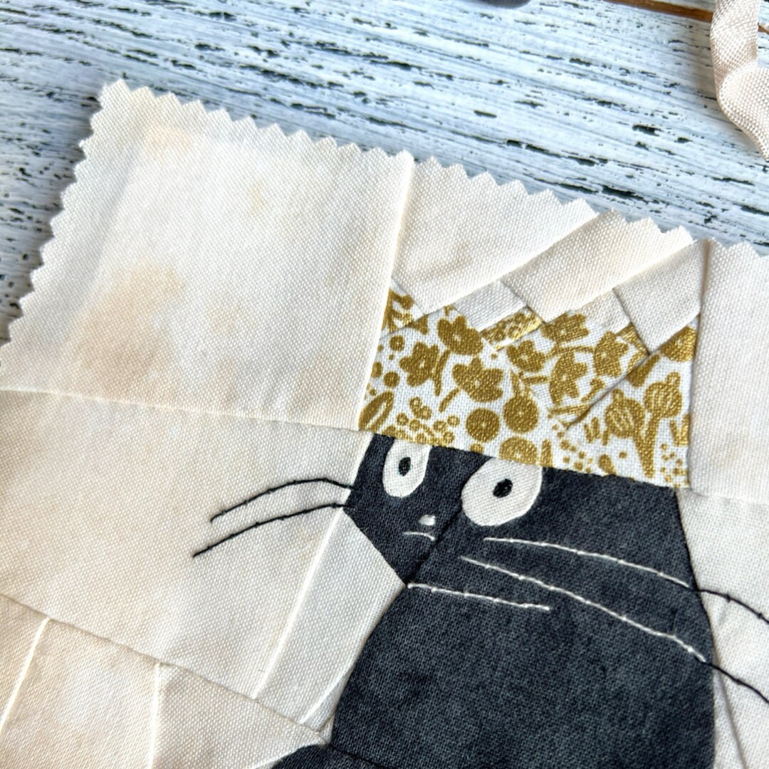 Black Cat Quilt Block Pattern Cat Quilt Pattern Good to Be a Cat Quilt Block - Etsy