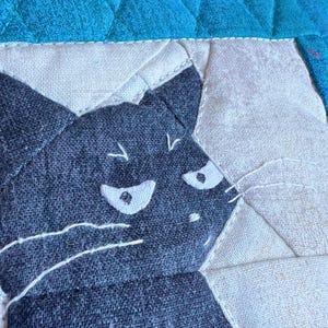 Black Cat Quilt Pattern - Cat Quilt Block - Cat WUT Quilt Block Pattern - Etsy