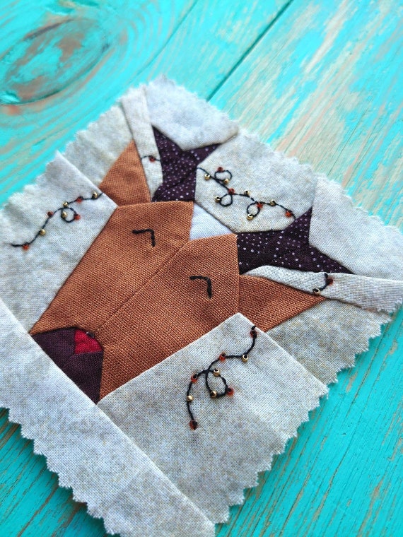 PDF Christmas Quilt Block Pattern Rudolph Reindeer Quilt - Etsy