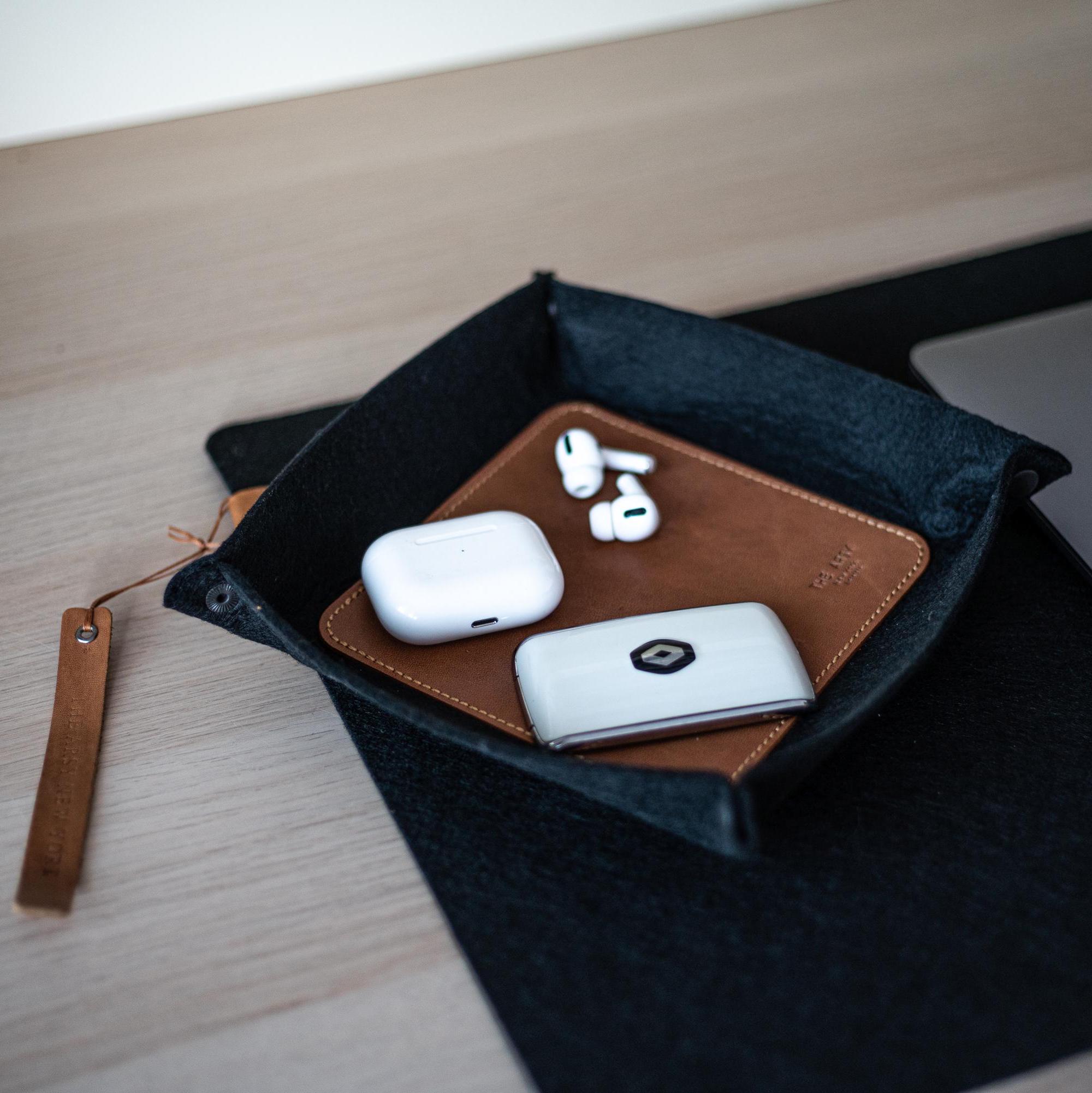 Personalized Felt Desk Organizer Handmade Gift for Office, Desk or ...