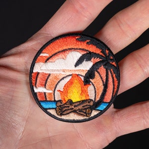 The Simple Life "beach Campfire" Morale Patch - Etsy