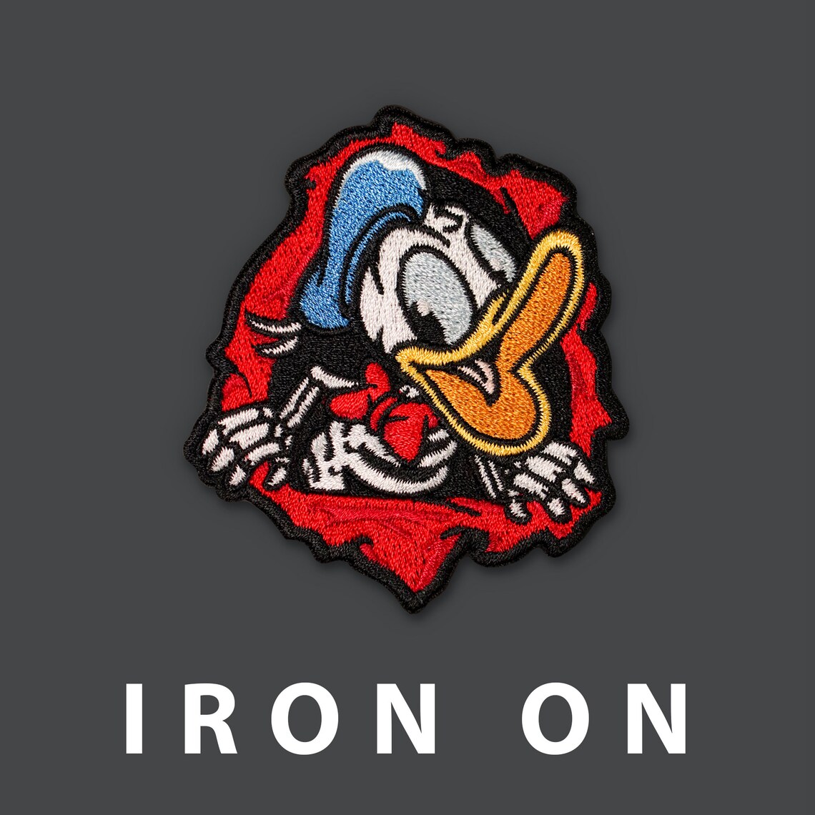 Old School Sk8 Ripper Duck Morale Patch - Etsy