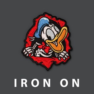 Old School Sk8 Ripper Duck Morale Patch - Etsy