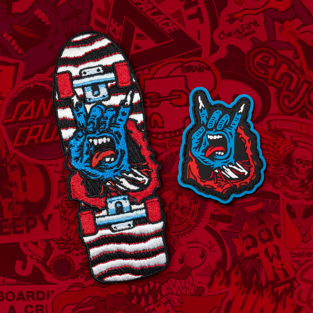 Old School Sk8 Ripper Board & RE Morale Patch Set - Etsy