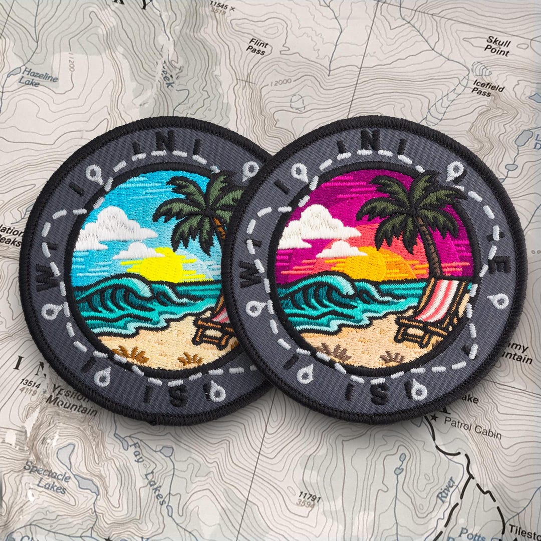 ADVENTURE "beach Life" Morale Patches - Etsy