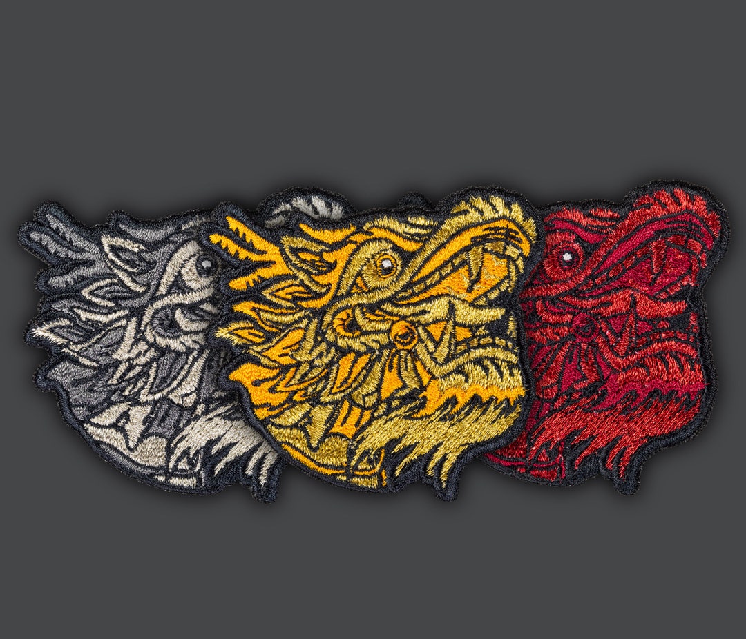 Year of the Dragon - Morale Patches - Metallic Versions - Etsy