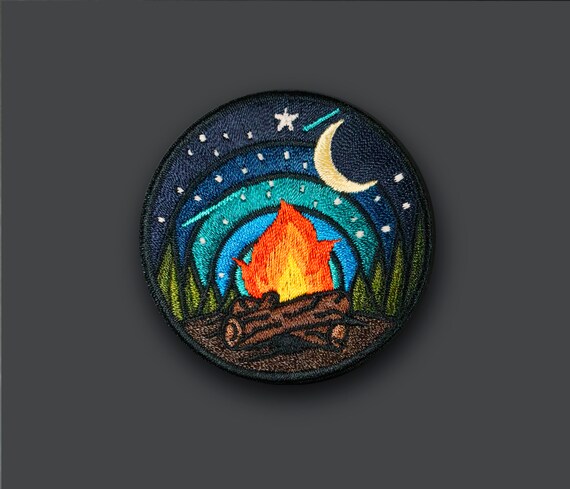 The Simple Life campfire Morale Patch - Etsy