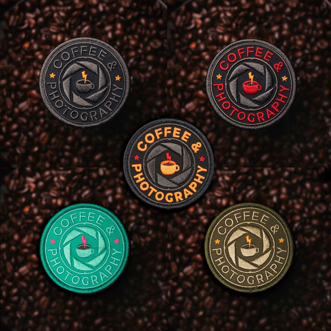 Coffee and Photography Patches - Etsy