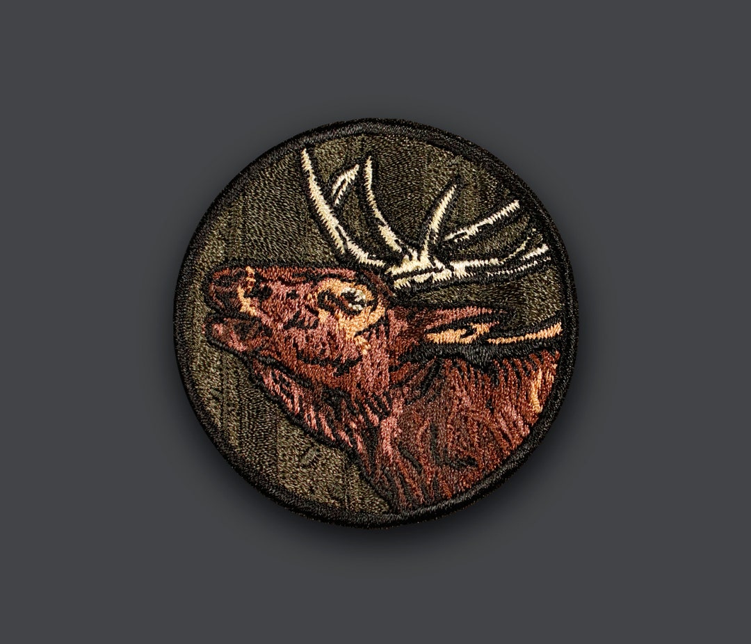 Wildlife V18 "bull Elk" Morale Patch - Etsy