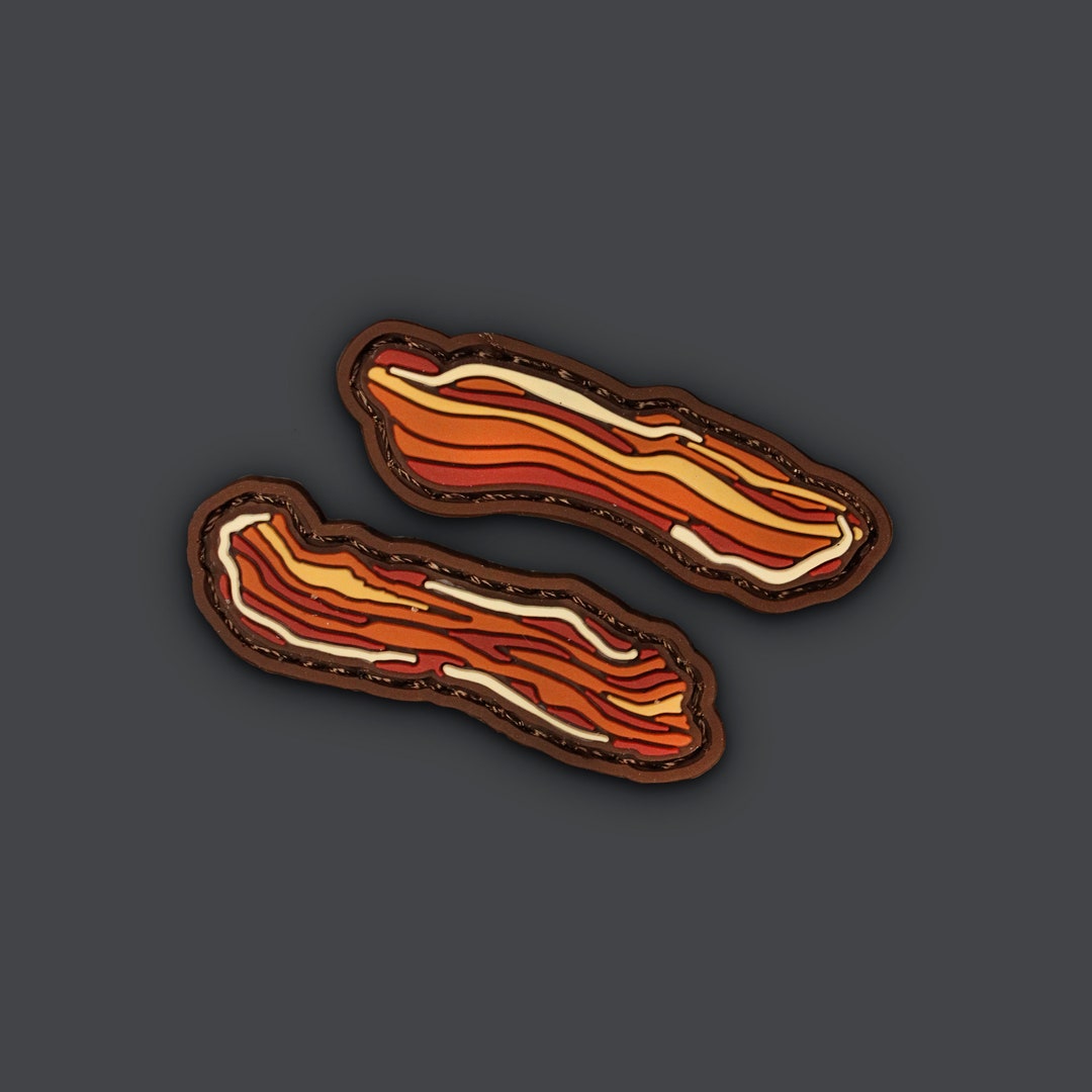 Bacon Ranger Eye Morale Patch Set / Pair "cooked Bacon" - Etsy