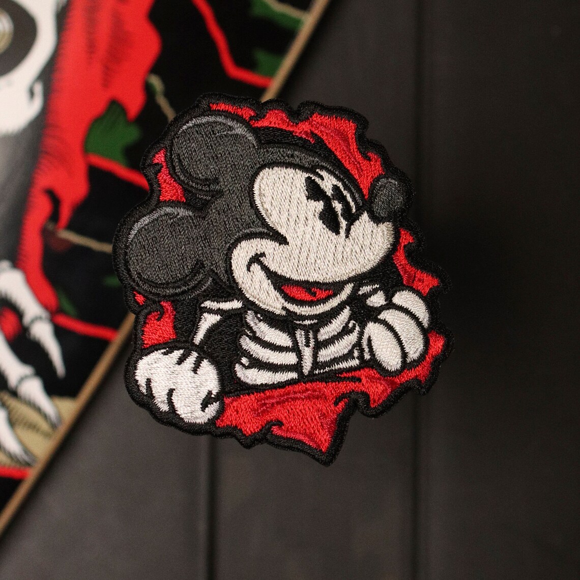 Old School Sk8 Ripper Rat Morale Patch - Etsy