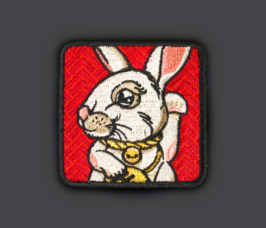 Lucky Rabbit - Year of the Rabbit Morale Patch - Etsy
