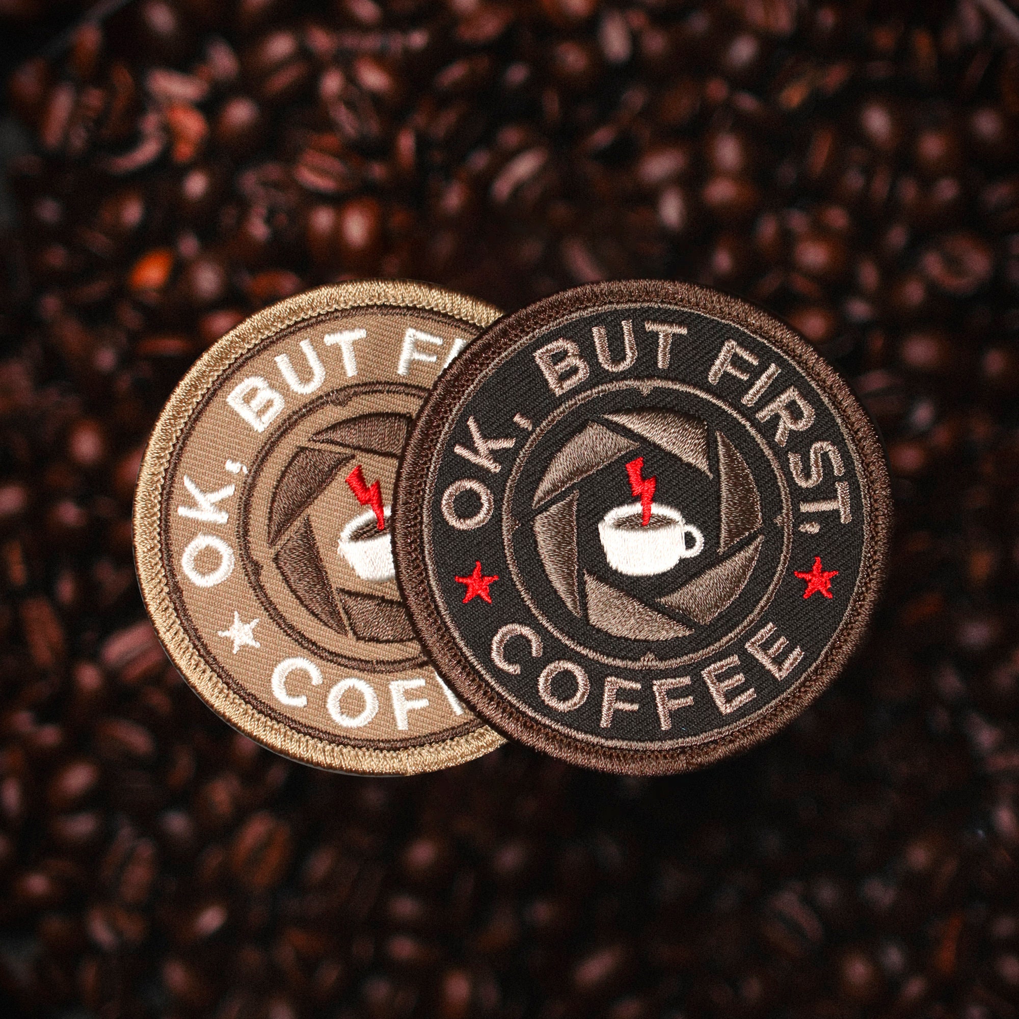 Ok but First Coffee Morale Patches - Etsy