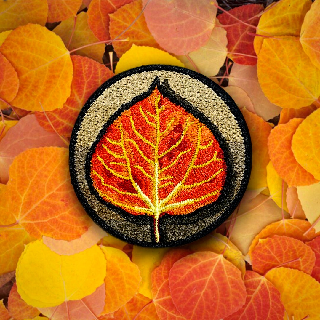 Adventure "fall Leaf" Morale Patch - Etsy