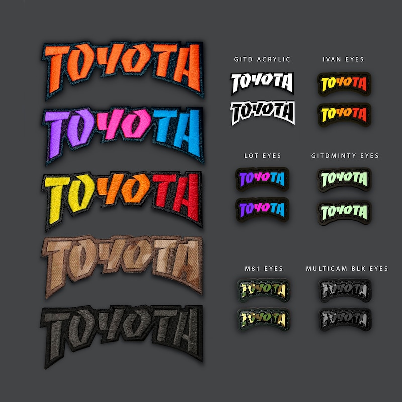 Toyota Pvc Morale Patch - Etsy
